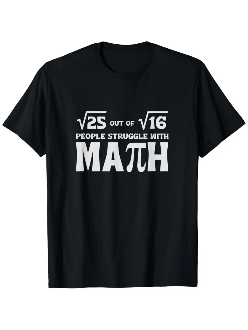 Funny Math Equation Joke for Students Teachers 100% Cotton Graphic Tee ...