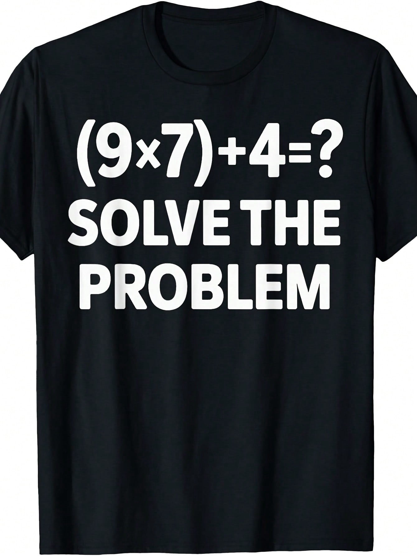 Funny Math Equation Solve The Problem Graphic T-Shirt - Mathematics ...