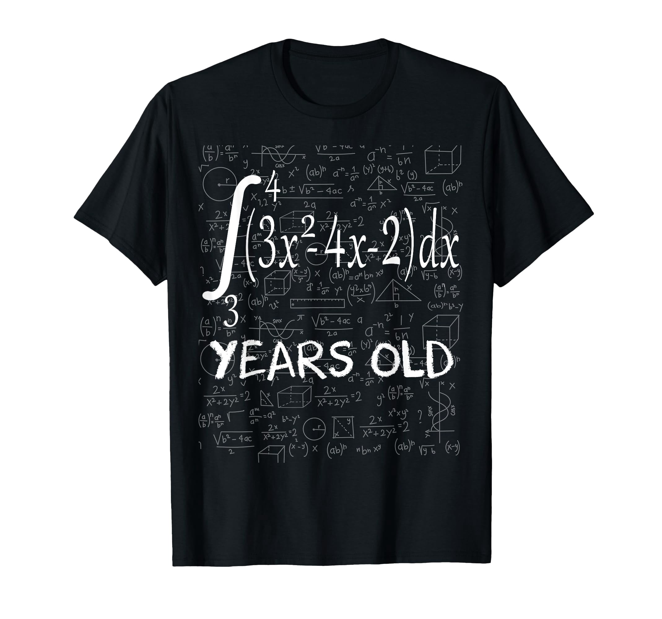 Funny Math Geek Integral Calculus T-Shirt for 21st Birthday Celebration ...