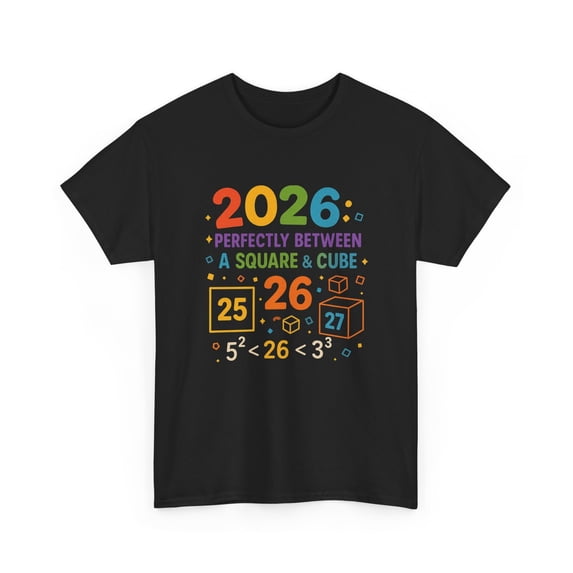 Funny Math Joke 2026 Square & Cube Number Theory Graphic | Geek Nerd ...