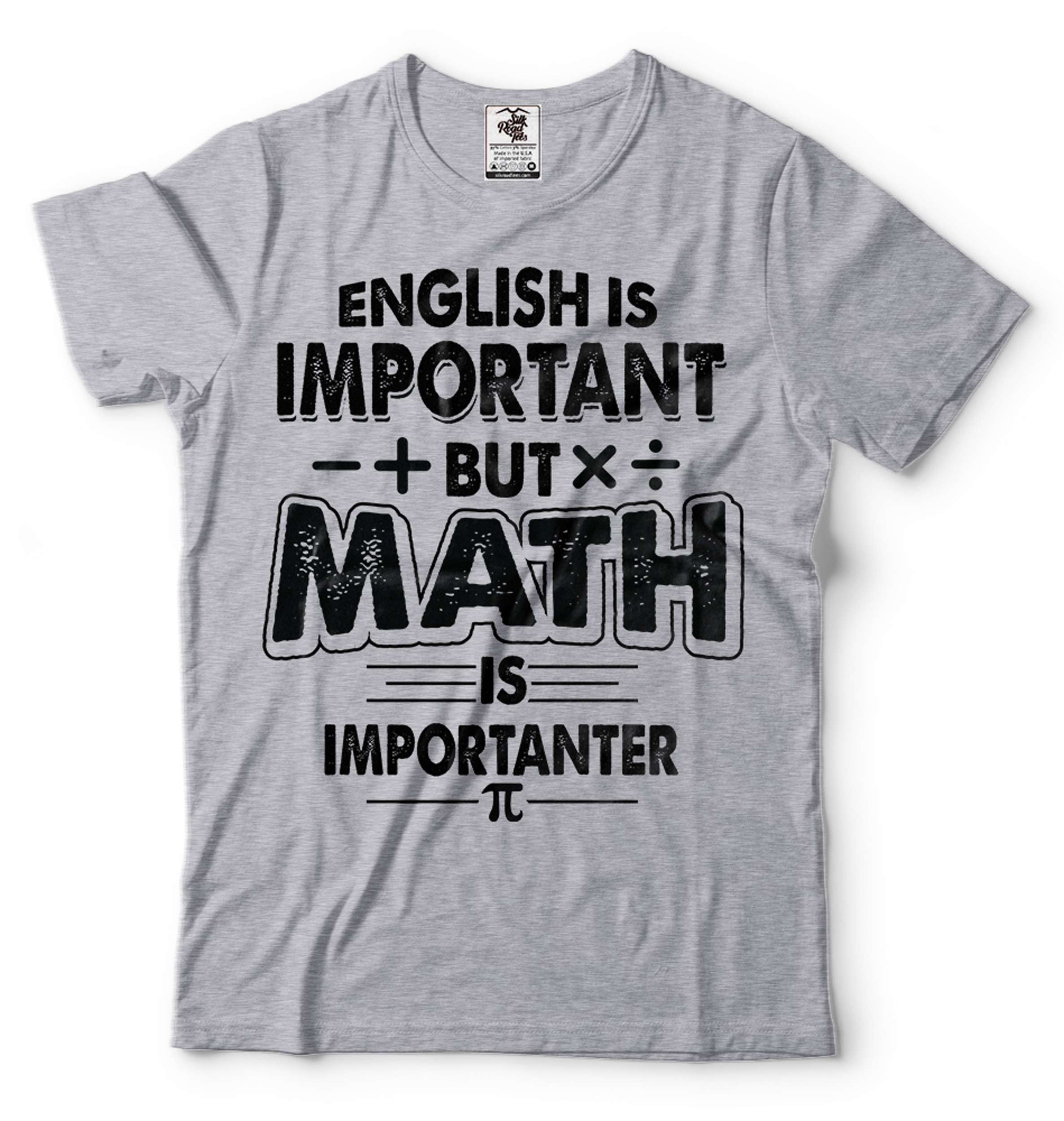 Funny Math Shirt Math Teacher Shirt English Is Important But Math Is ...