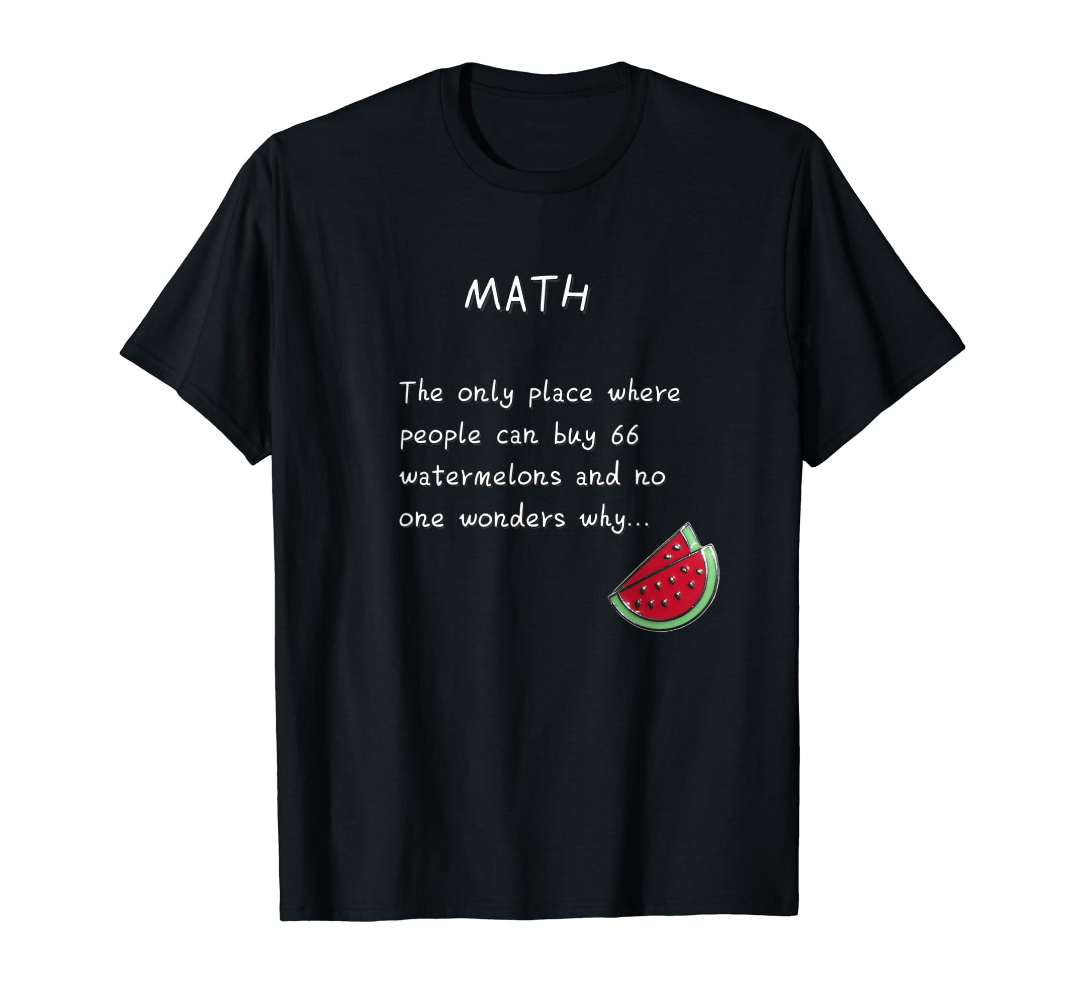Funny Math T Shirts. Discover Math Watermelons Shirt - Walmart.com