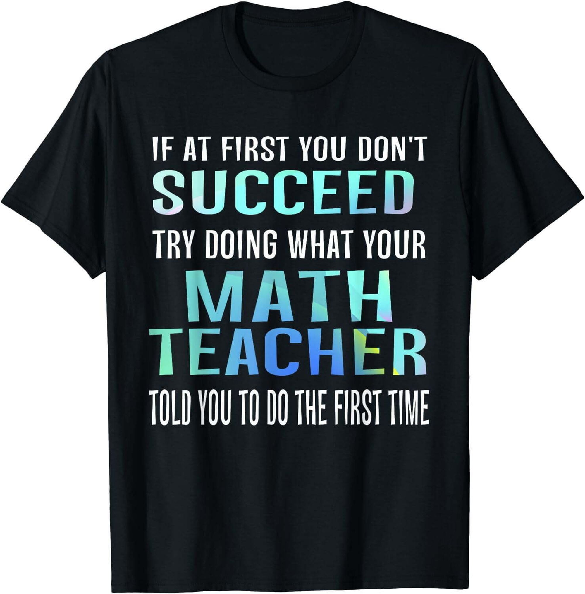 Funny Math Teacher T-Shirt - Unlocking Success with Perseverance ... Funny Math Teacher T-Shirt - Unlocking Success with Perseverance ...