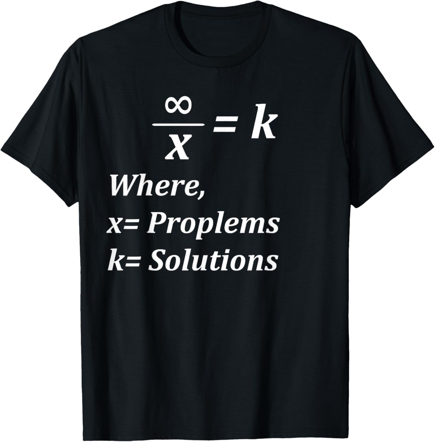 Funny Math formula Motivational Design Funny Creative Graphic T-Shirt ...