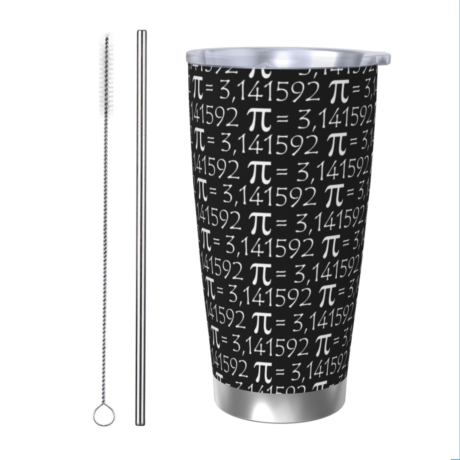 Funny Mathematical Happy Pi Day 20 Oz Insulated Stainless Steel Coffee ...