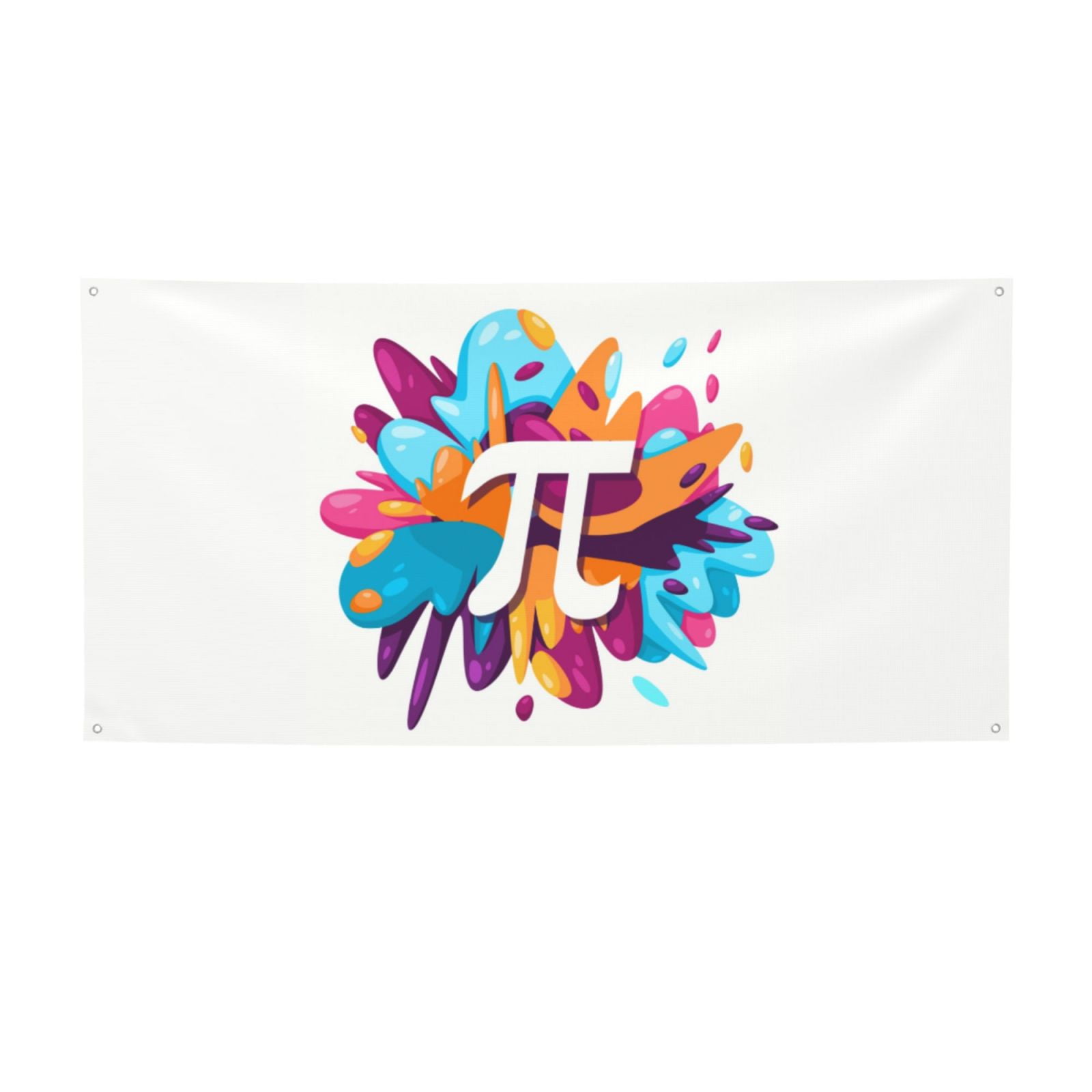 Funny Mathematical Happy Pi Day Banner Backdrop Flag Tapestry Party ...