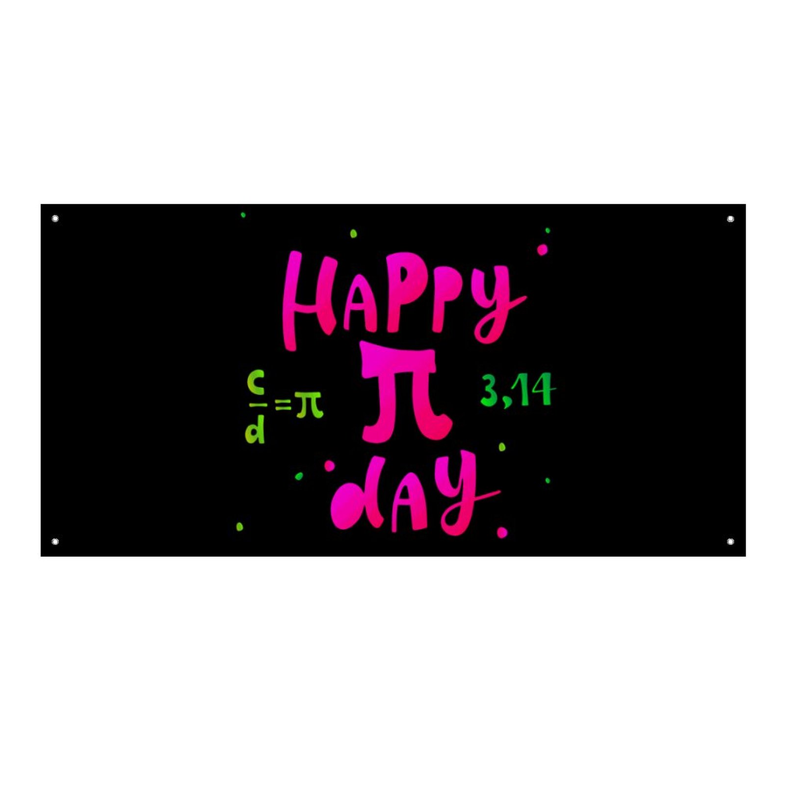 Funny Mathematical Happy Pi Day Banners Flag Hanging Backdrop Sign Wall ...