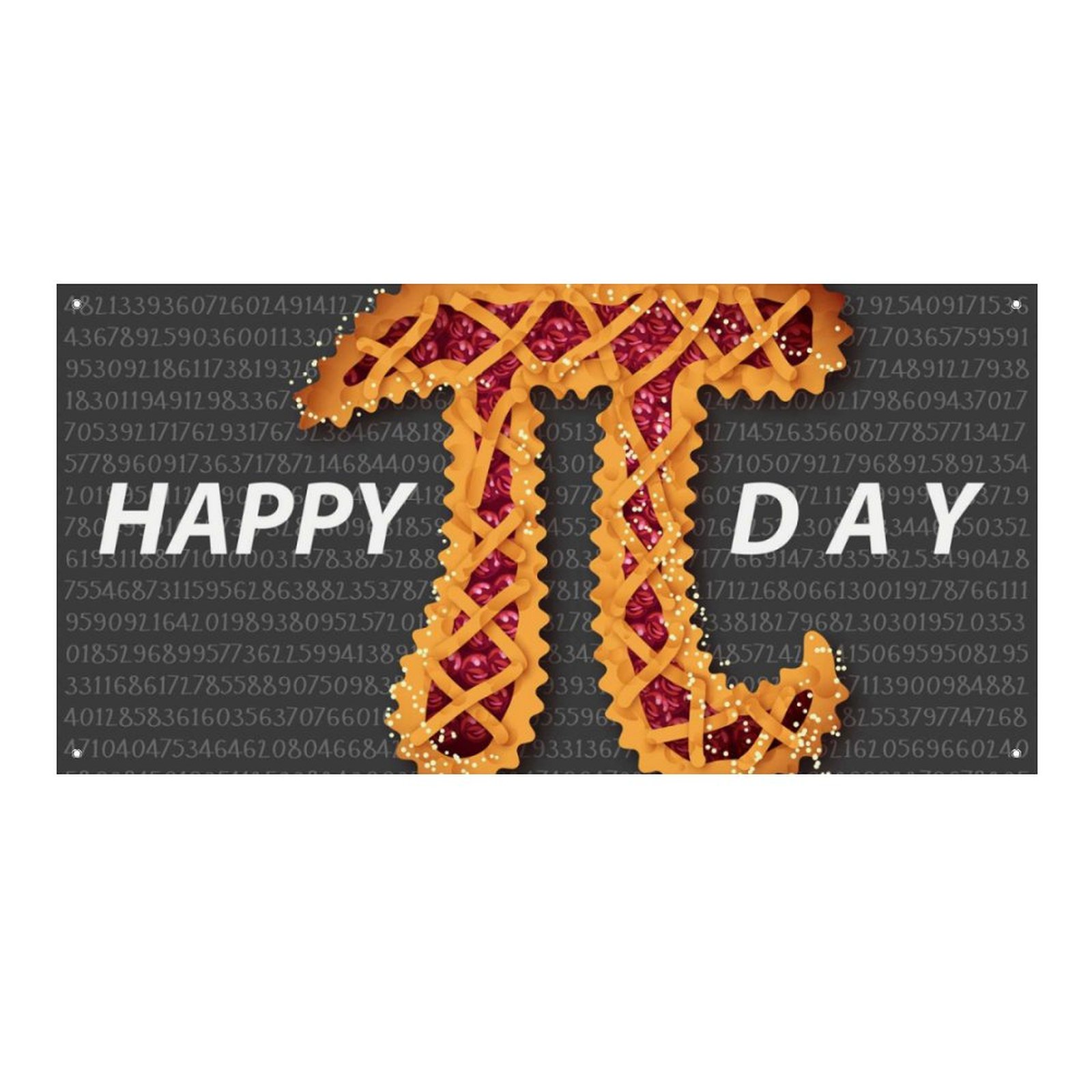 Funny Mathematical Happy Pi Day Banners Flag Hanging Backdrop Sign Wall ...