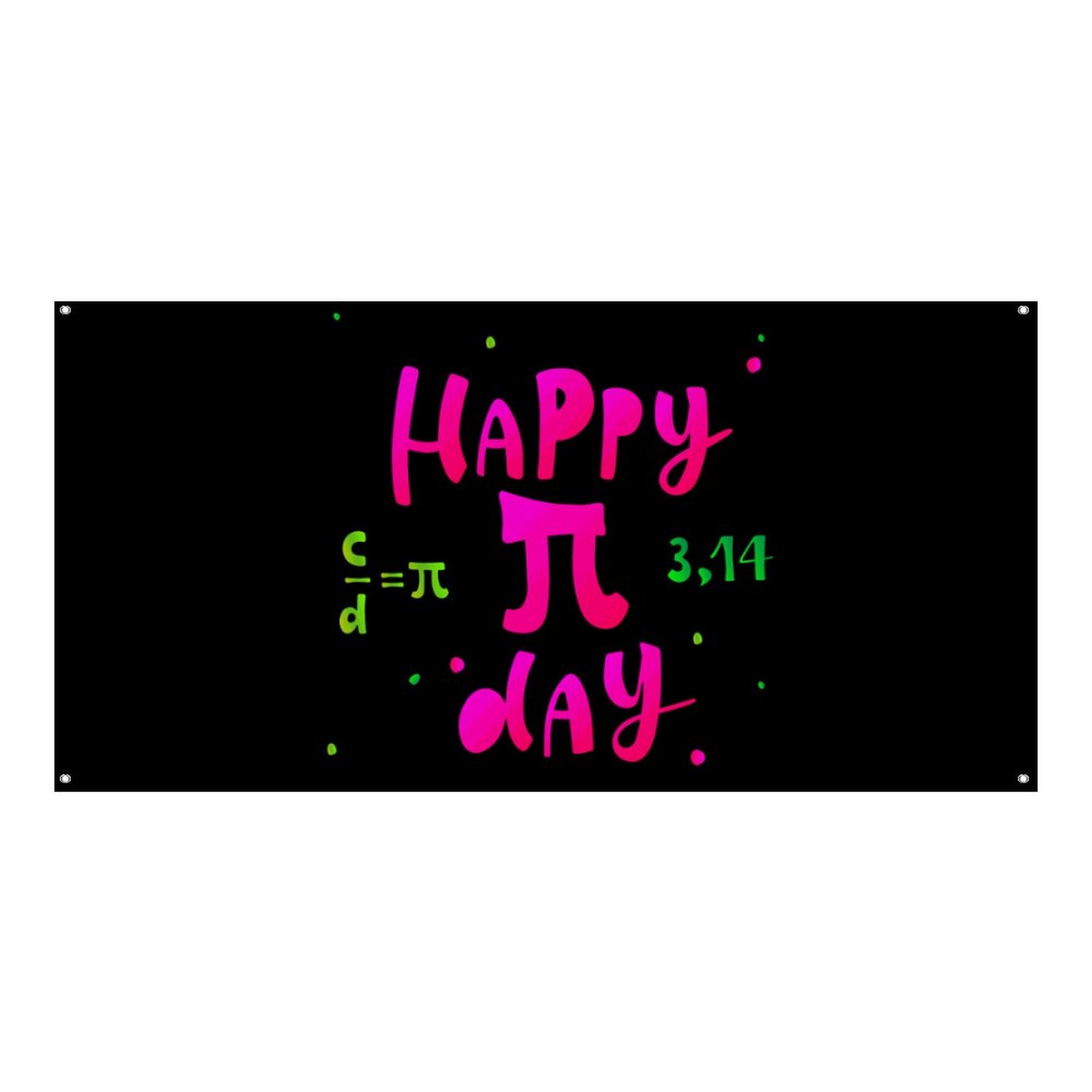Funny Mathematical Happy Pi Day Banners Flag Hanging Backdrop Sign Wall ...