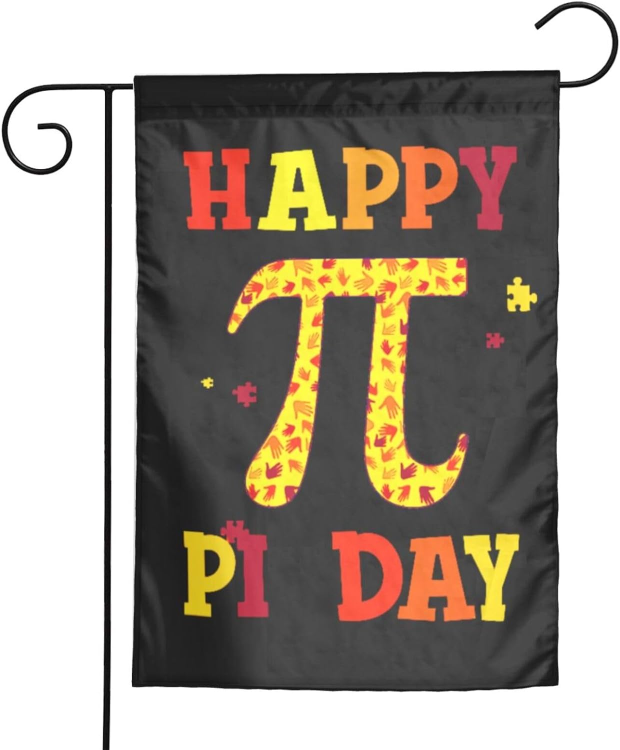 Funny Mathematical Happy Pi Day Flag Double Sided Garden Flags Welcome ...