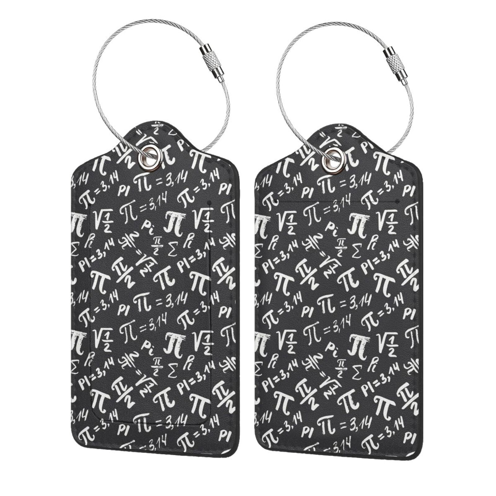 Funny Mathematical Happy Pi Day Luggage Tags for Suitcase Tags ...