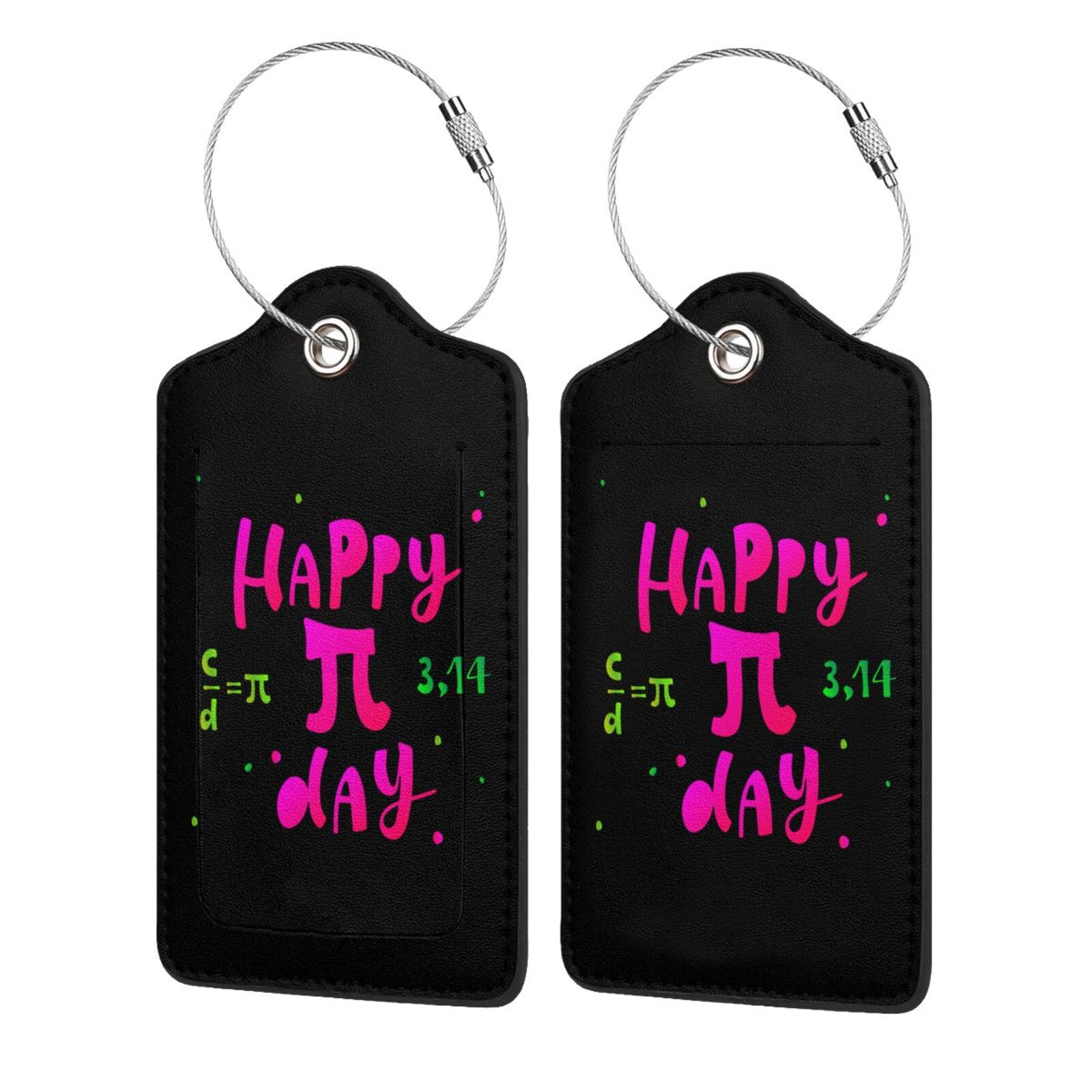 Funny Mathematical Happy Pi Day Luggage Tags for Suitcase Tags ...