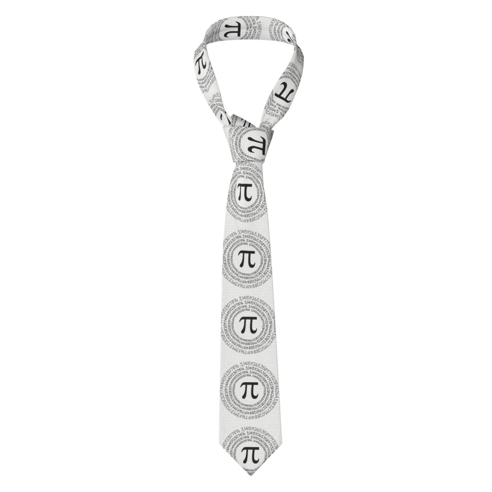 Funny Mathematical Happy Pi Day Ties for Men Business Wedding Party ...