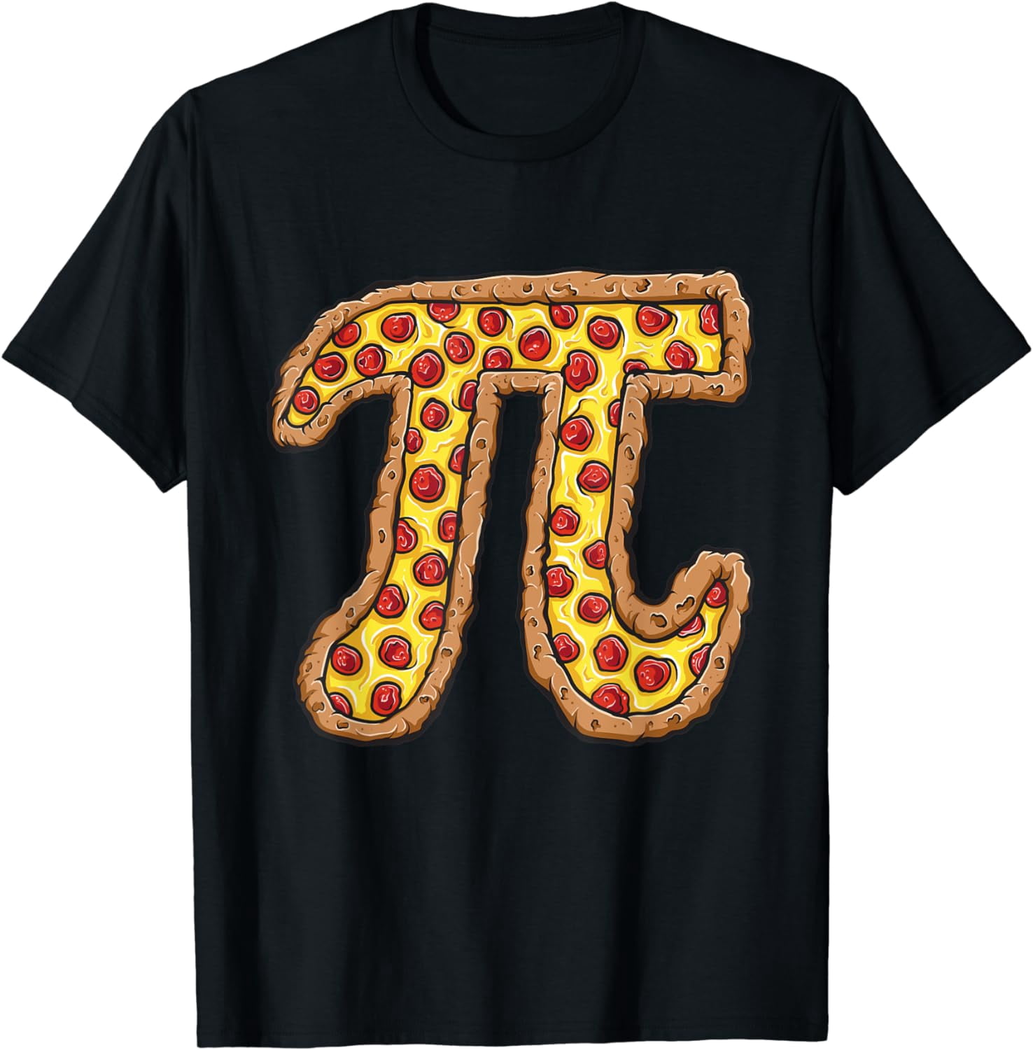 Funny Mathematics National Pi Day Pepperoni Pizza T-Shirt - Walmart.com
