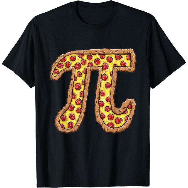Funny Mathematics National Pi Day Pepperoni Pizza T-Shirt - Walmart.com