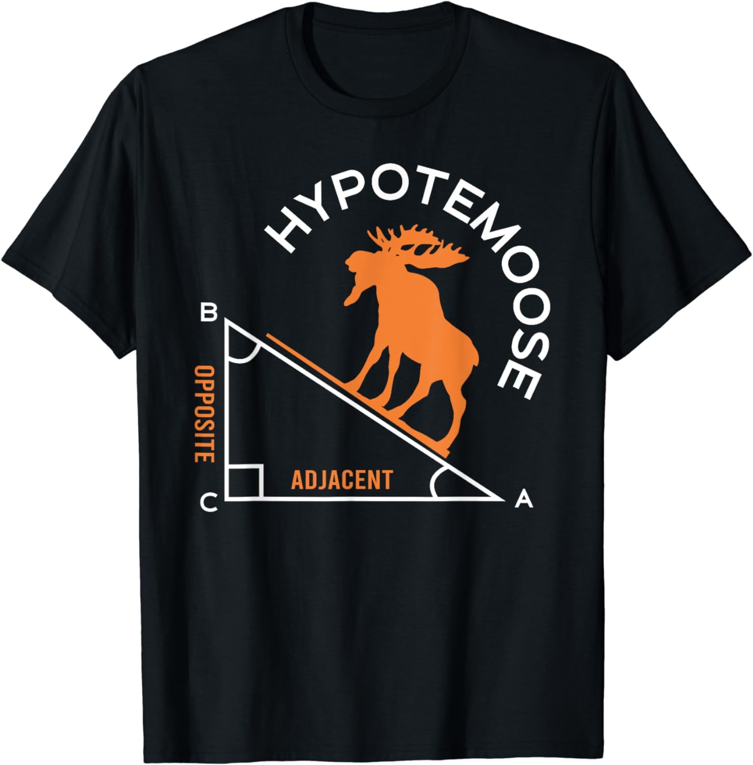 Funny Mathematics Nerds Hypotemoose Math Teacher Pun T-Shirt - Walmart.com