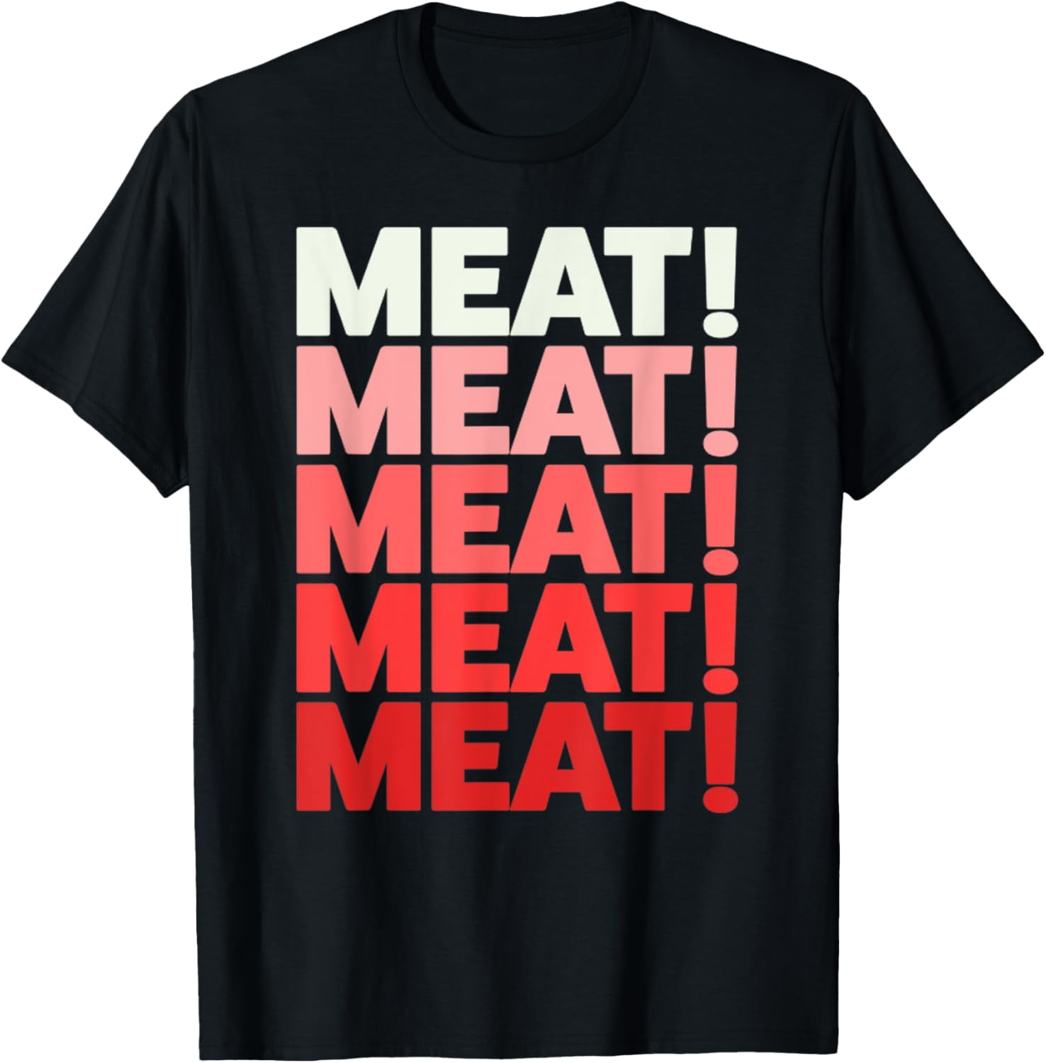 Funny Meat Raffle Shirt Meat Meat Meat Chant T-ShirtMen and women can ...