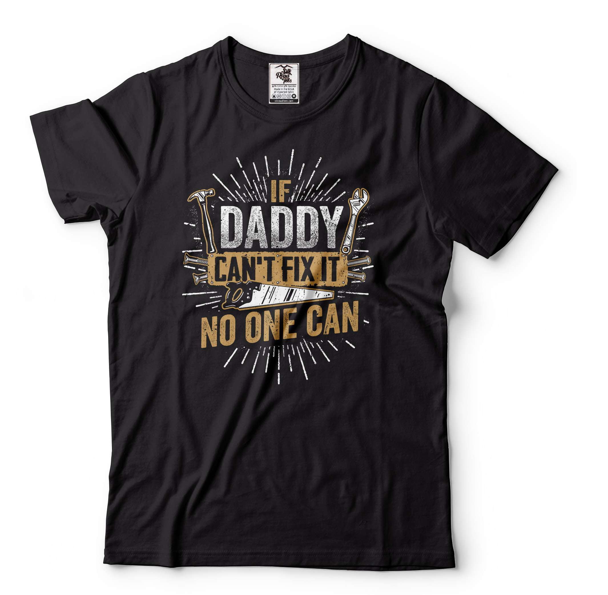 Funny Mechanic Shirt If Daddy Can't Fix It No One Can Shirt Daddy Shirt ...