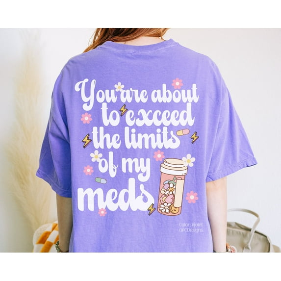 Funny Meds Chronic Illness T-shirt Surgery Recovery Gift Medication ...