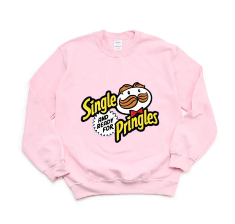 Funny Meme Single Pringles Snack Chips Food Joke Potato Sweatshirt, for ...
