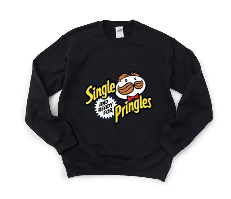 Funny Meme Single Pringles Snack Chips Food Joke Potato Sweatshirt, for ...