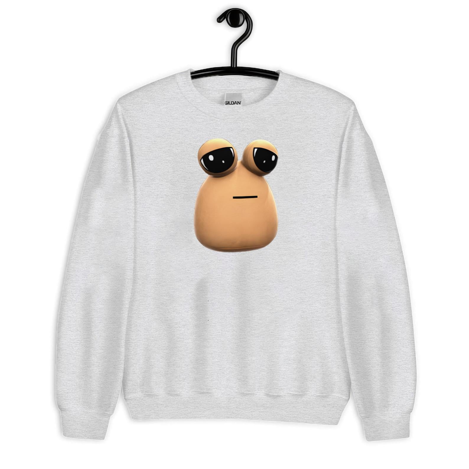 Funny Meme TShirt, Sad Depressed Pou Tiktok Viral Joke Tee - Walmart.com