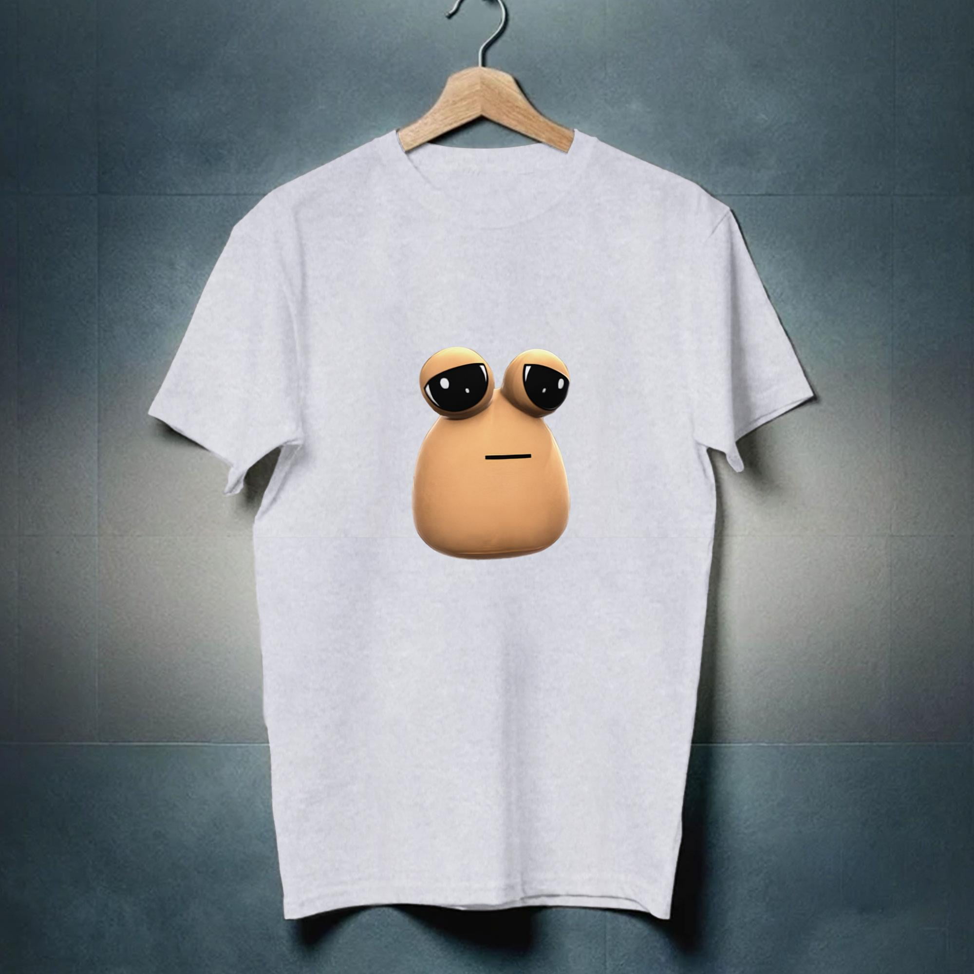 Funny Meme TShirt, Sad Depressed Pou Tiktok Viral Joke Tee - Walmart.com