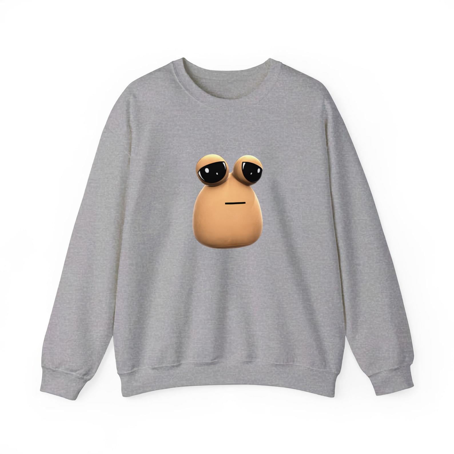 Funny Meme TShirt, Sad Depressed Pou Tiktok Viral Joke Tee - Walmart.com