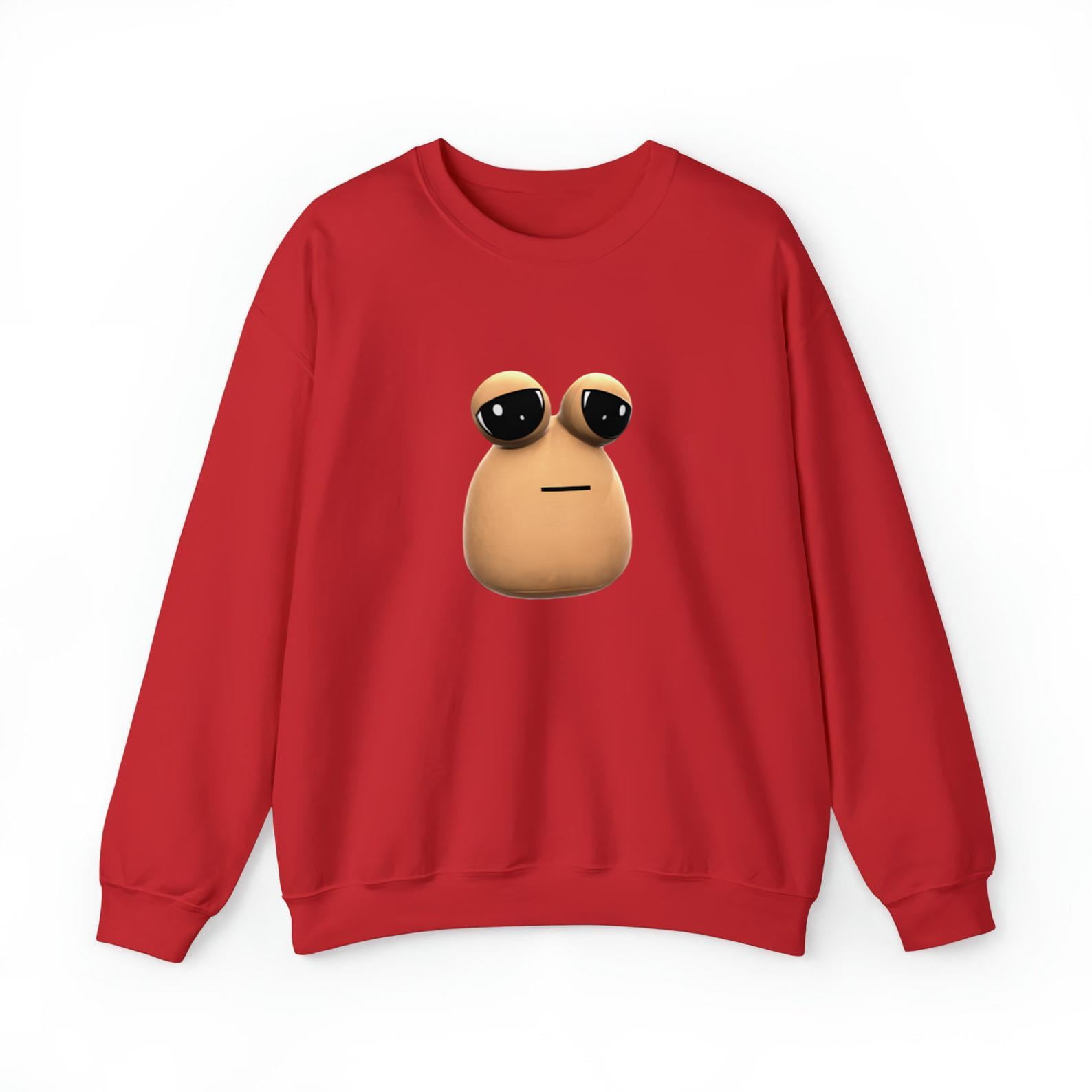 Funny Meme TShirt, Sad Depressed Pou Tiktok Viral Joke Tee - Walmart.com