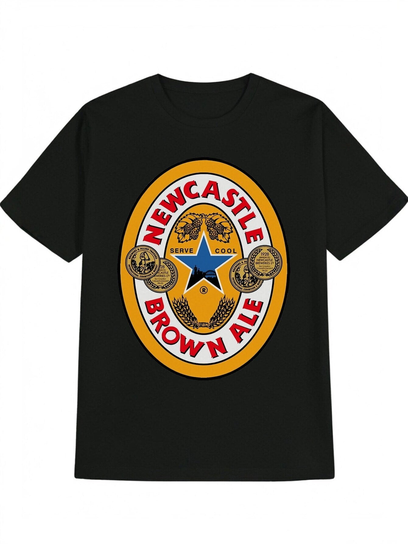 Funny Men Short Sleeve Graphic Fashion Vintage Print Summer Black T ...