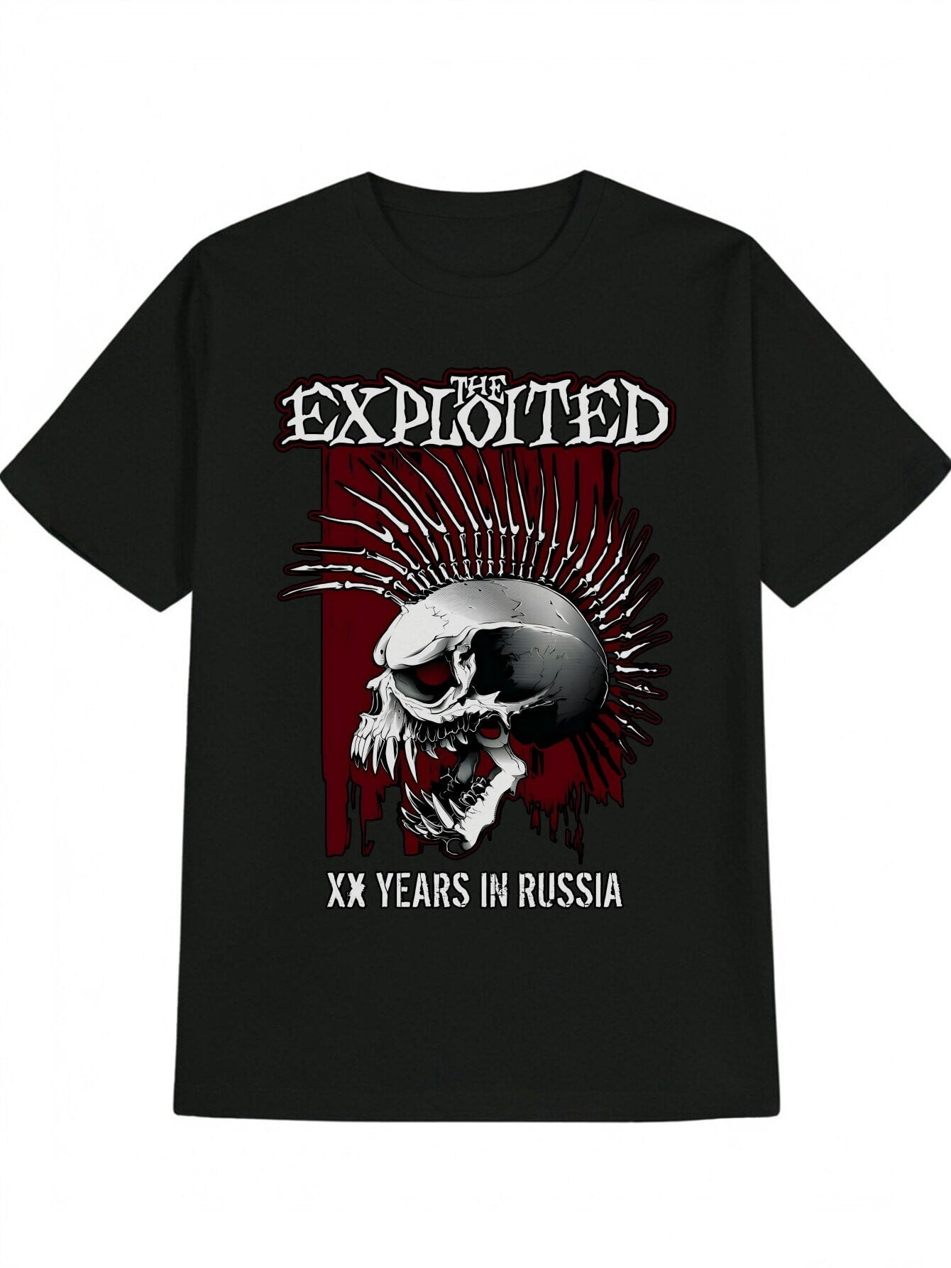 Funny Men Short Sleeve Graphic Fashion Vintage Print Summer Black T ...