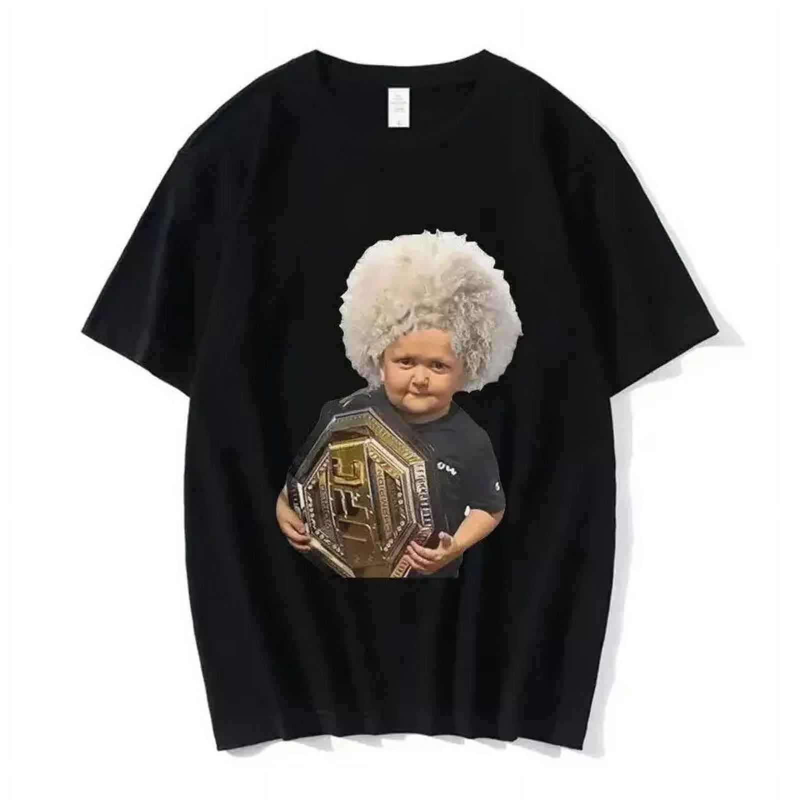 Funny Men T-shirt Russia Hasbulla Magomedov Hasbula Burgir Graphic ...