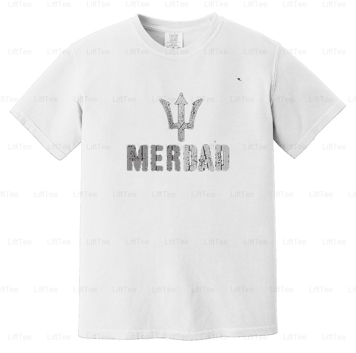 Funny Merdad Protector Mer-Father Mermaid Daughter Guard Dad Mythical ...