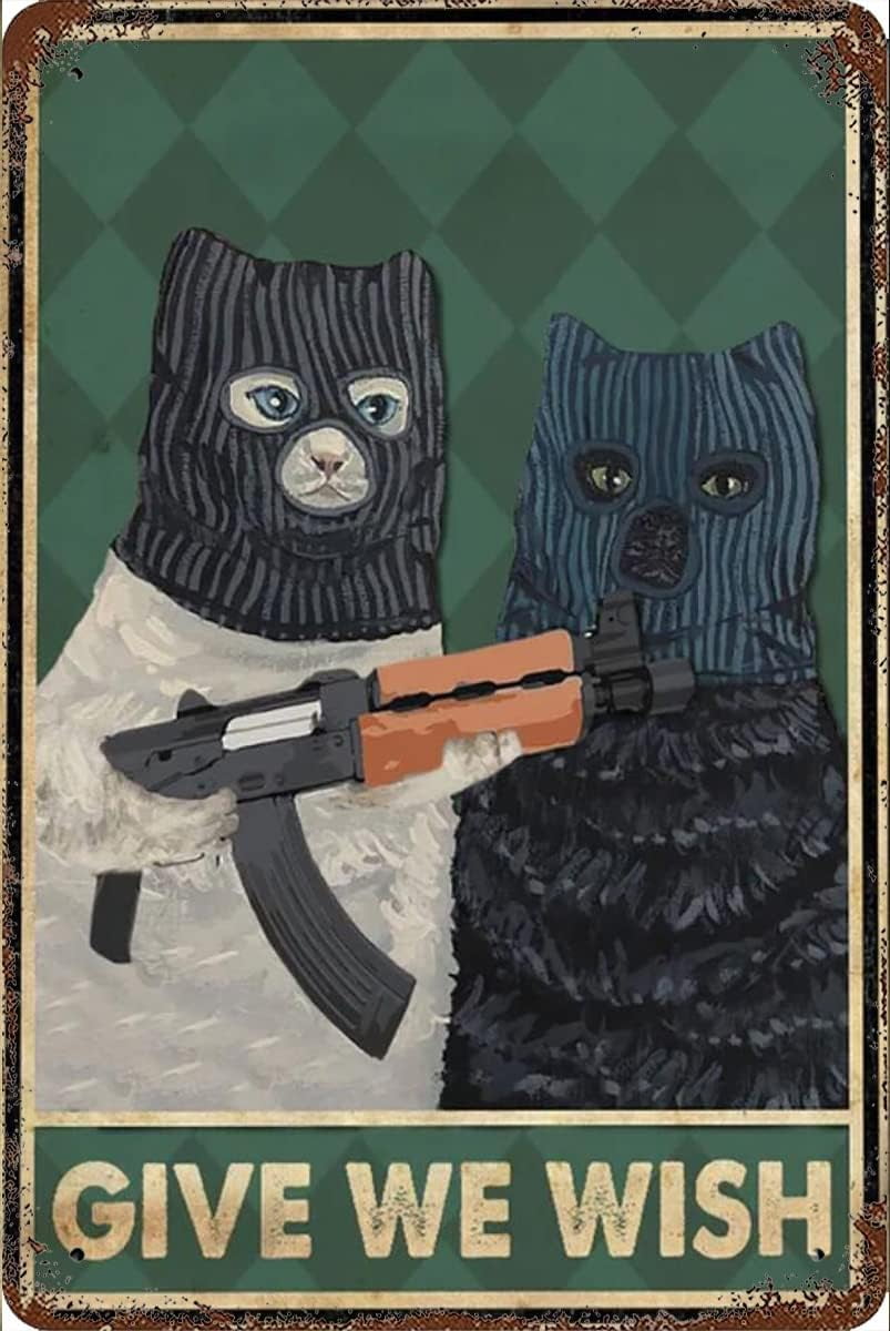 Funny Metal Bar Signs Give We Wish Metal Sign Vintage Home Decor Rustic ...