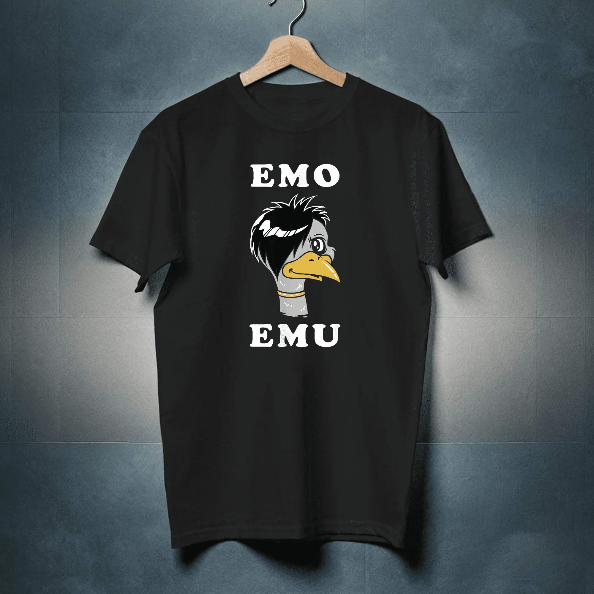 Funny Metal Goth Emu Bird Hoodie Emo Emu Unisex Hoodie - Walmart.com