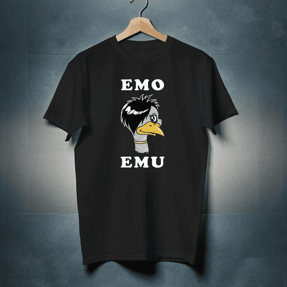 Funny Metal Goth Emu Bird Hoodie Emo Emu Unisex Hoodie - Walmart.com