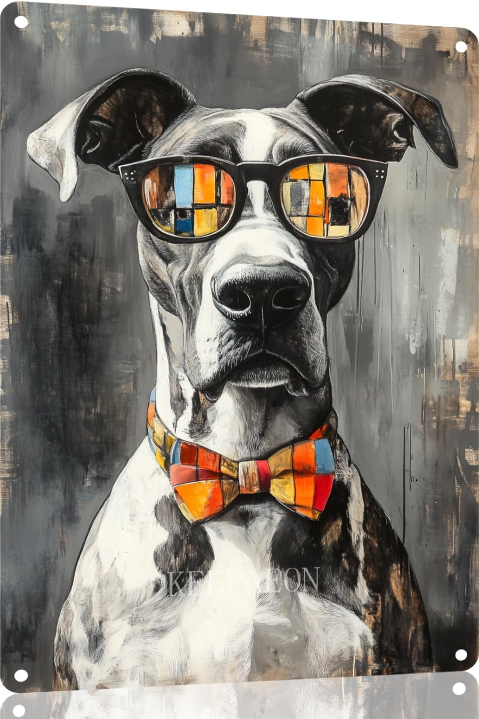 Funny Metal Sign Great Dane Tin Sign Retro Decoration Home Bathroom Kitchen Bar Cafe Club Cave ...