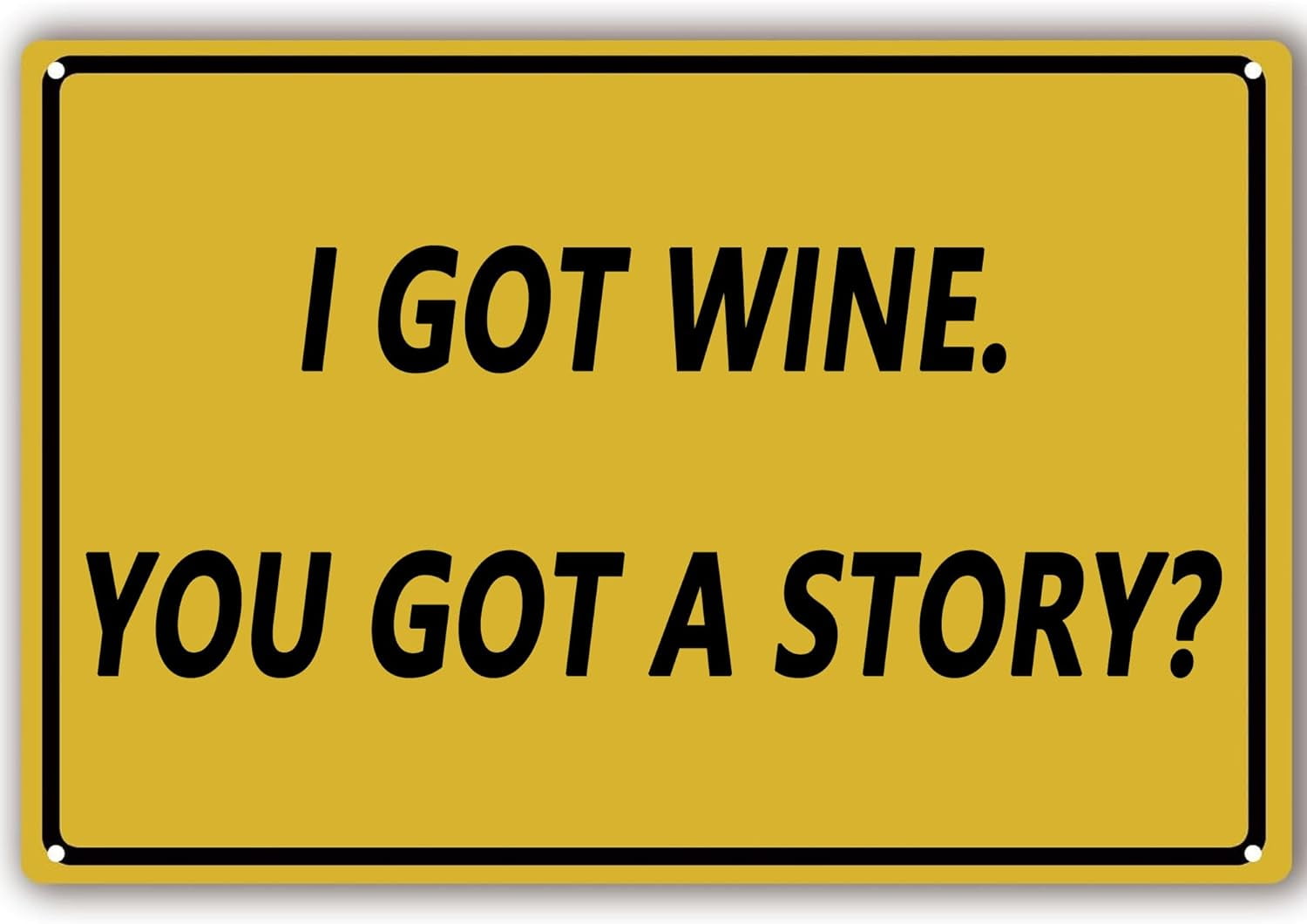 Funny Metal Sign To Drink Tonight 8" x 12" Tin Signs Man Cave Home Bar ...