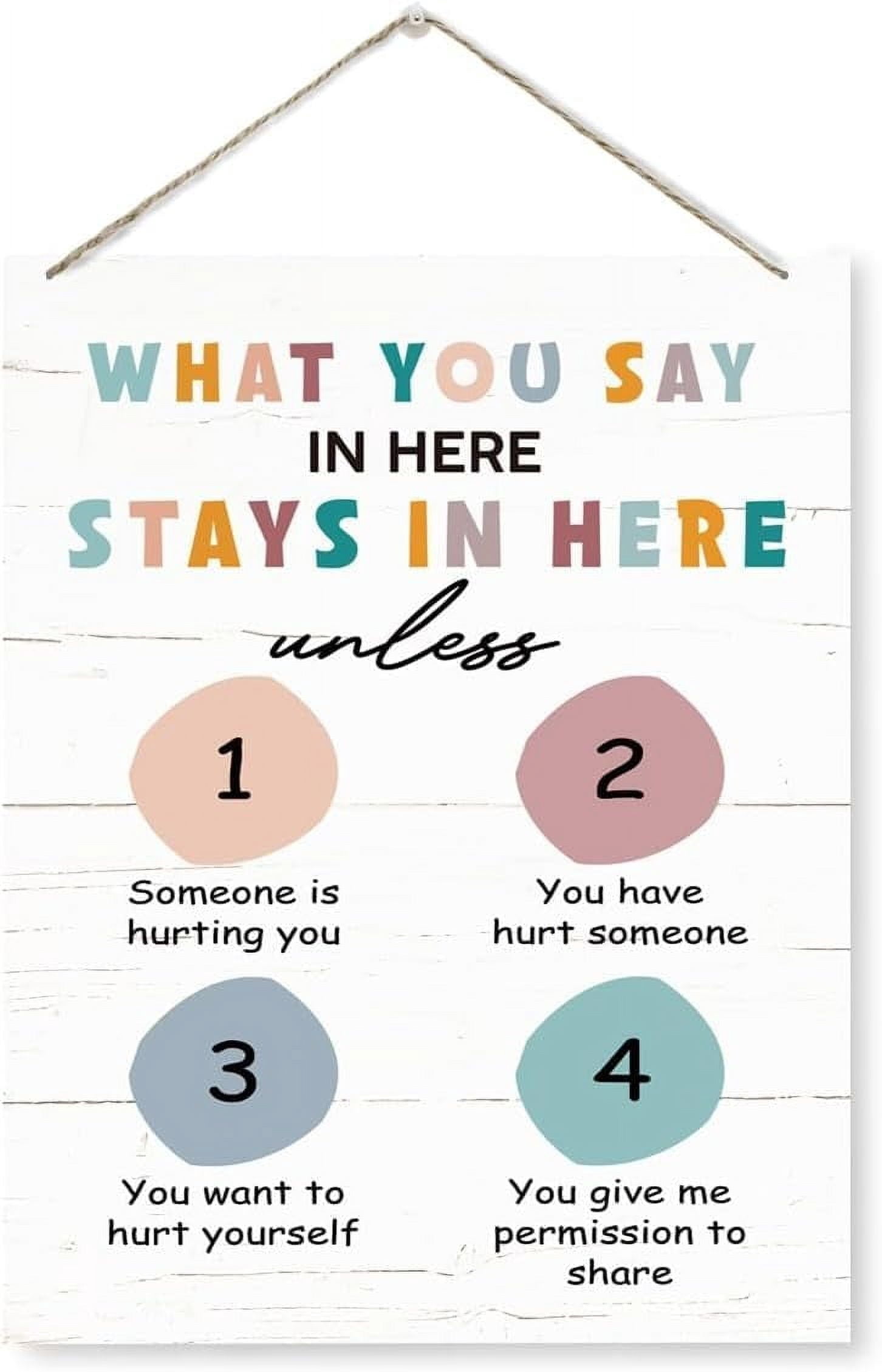 Funny Metal Sign What You Say In Here Stays In Here Sign Rustic Hanging ...