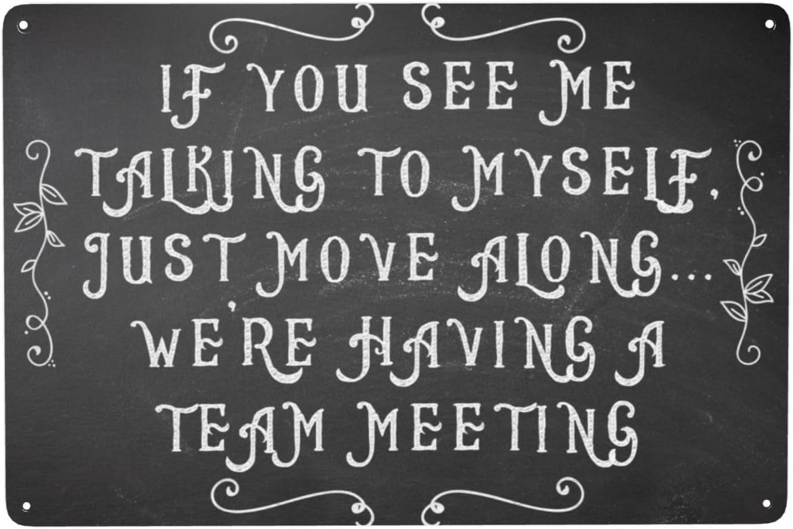 Funny Metal Tin Sign, Warning Signs, Humor Wall Art Decor, If You See ...