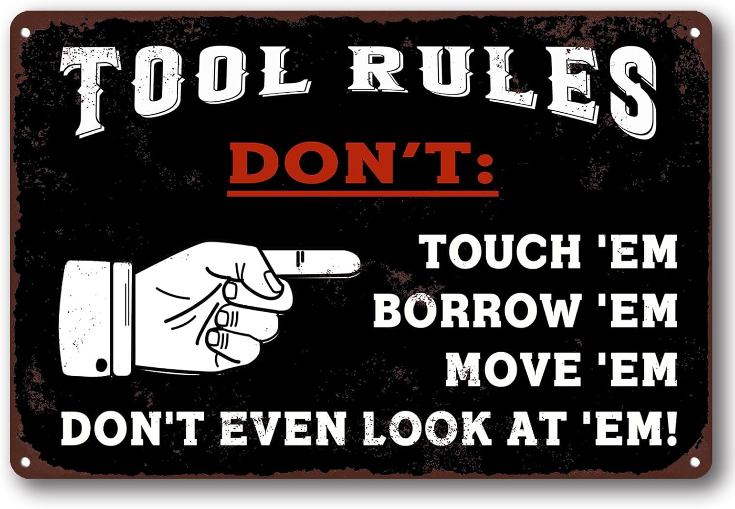 Funny Metal Tin Signs Man Cave Bar Basement Garage Poster Wall Art ...