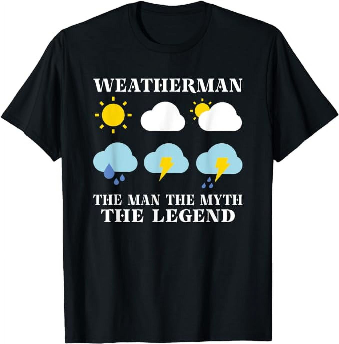 Funny Meteorology Forecast Meteorologist Weather Lover T-Shirt ...