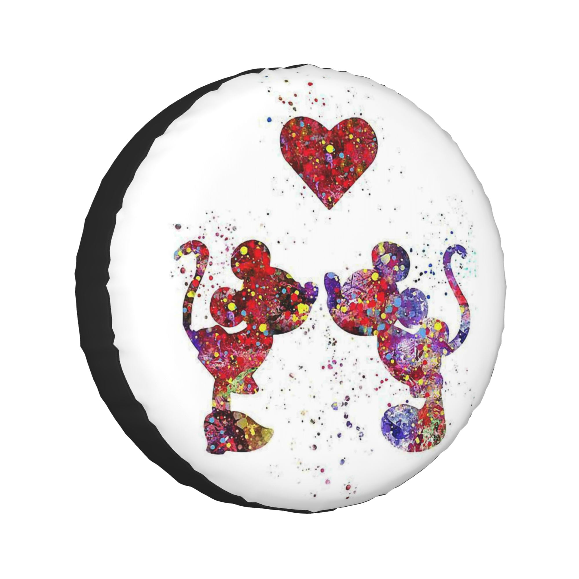 Funny Mickey Mouse Car Spare Tire Cover 16 inch For Campers Tire ...