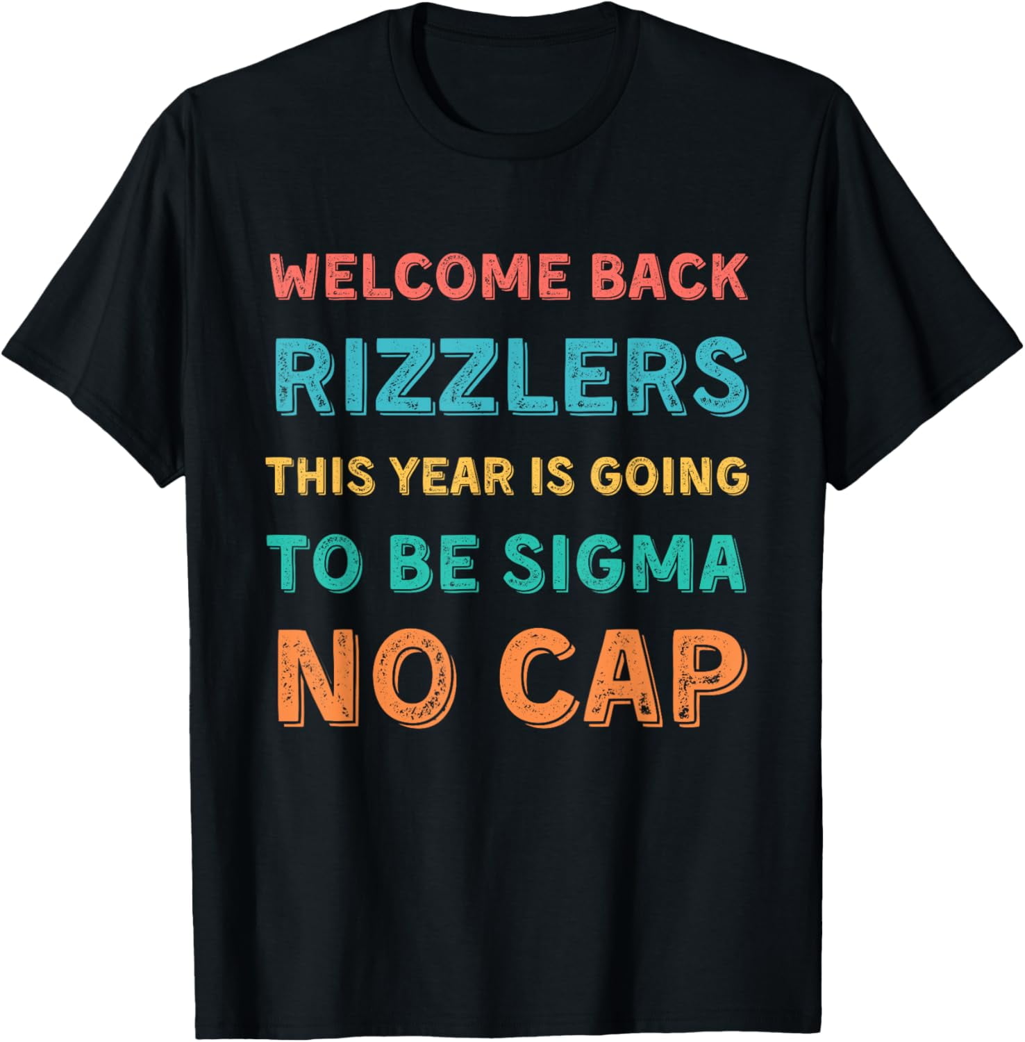 Funny Middle School Teacher Back To School Gen Alpha Slang T-Shirt ...