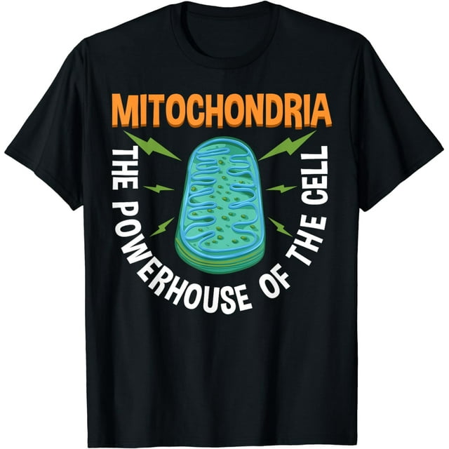 Funny Mitochondria Powerhouse Of The Cell Science Biology T-Shirt ...