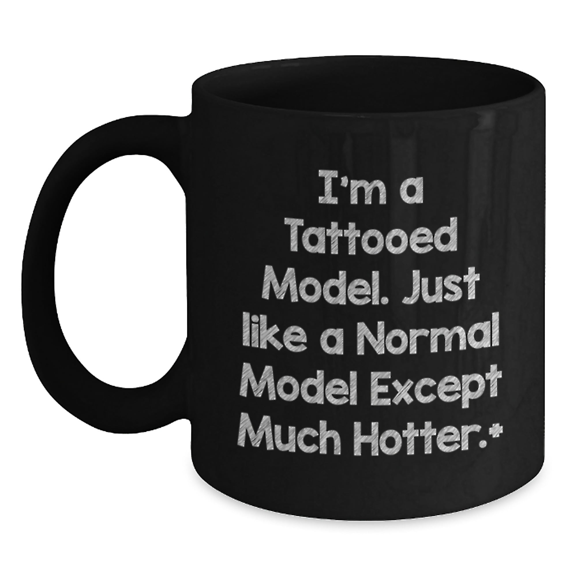 Funny Model Gifts, Unique Black Coffee Mugs for Model Lovers, Christmas ...