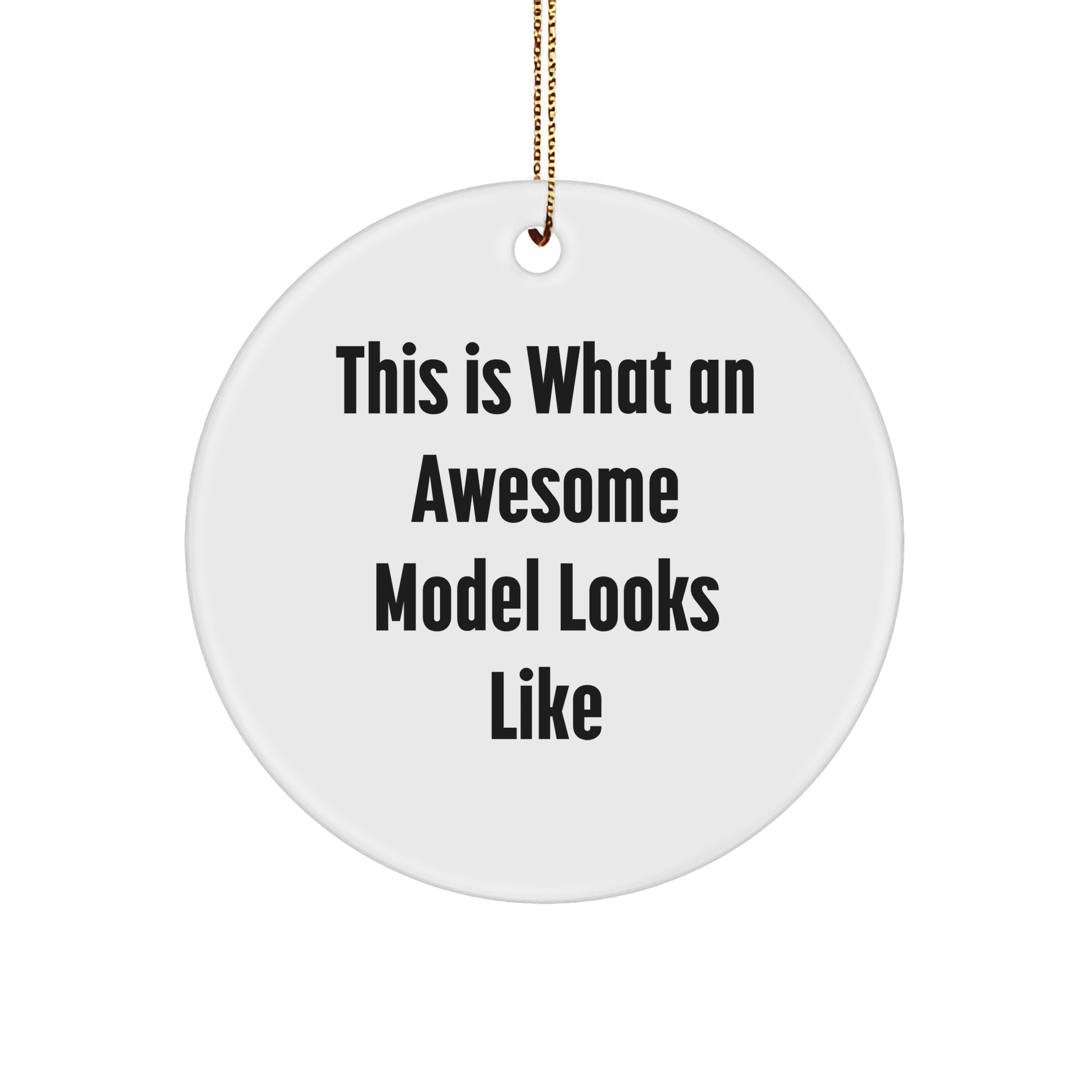 Funny Model Gifts from Friends - This Is What An Awesome Model Looks ...