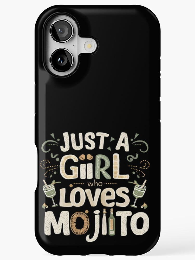 Funny Mojito Mocktail Party Humor Phone Case for iPhone 17 16 15 14 13 ...