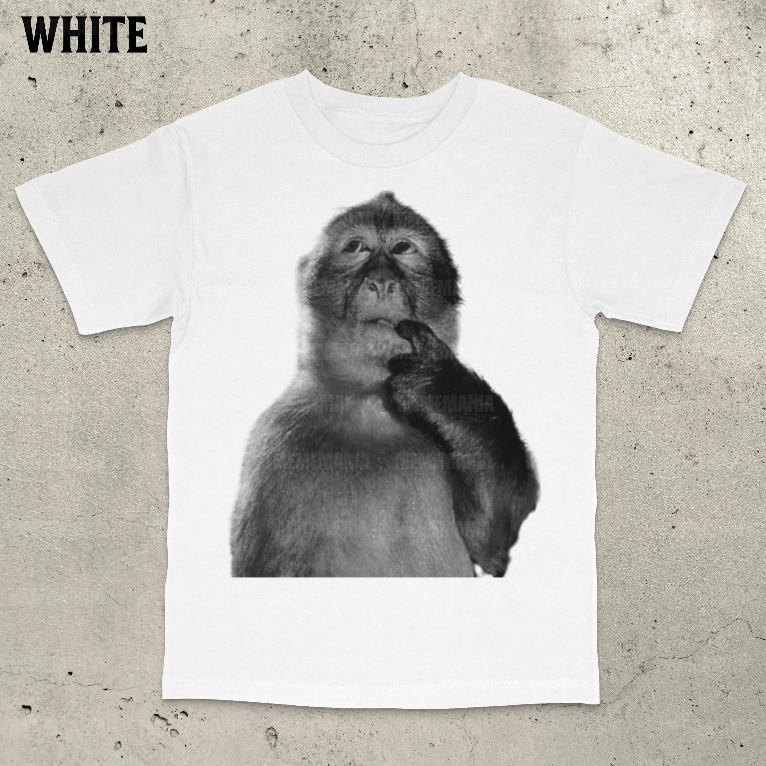Funny Monkey Shirt, Stupid Meme Tshirt, Dank Memes Tee, 90s Vintage ...
