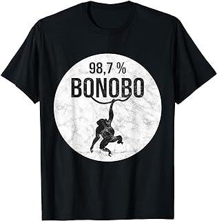 Funny Monkey with Chimpanzee Bonobo DNA T-Shirt - Walmart.com